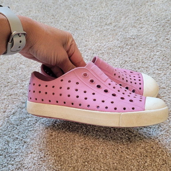 Native | Shoes | Native Kids Pink Slip On Shoes Size 2 | Poshmark